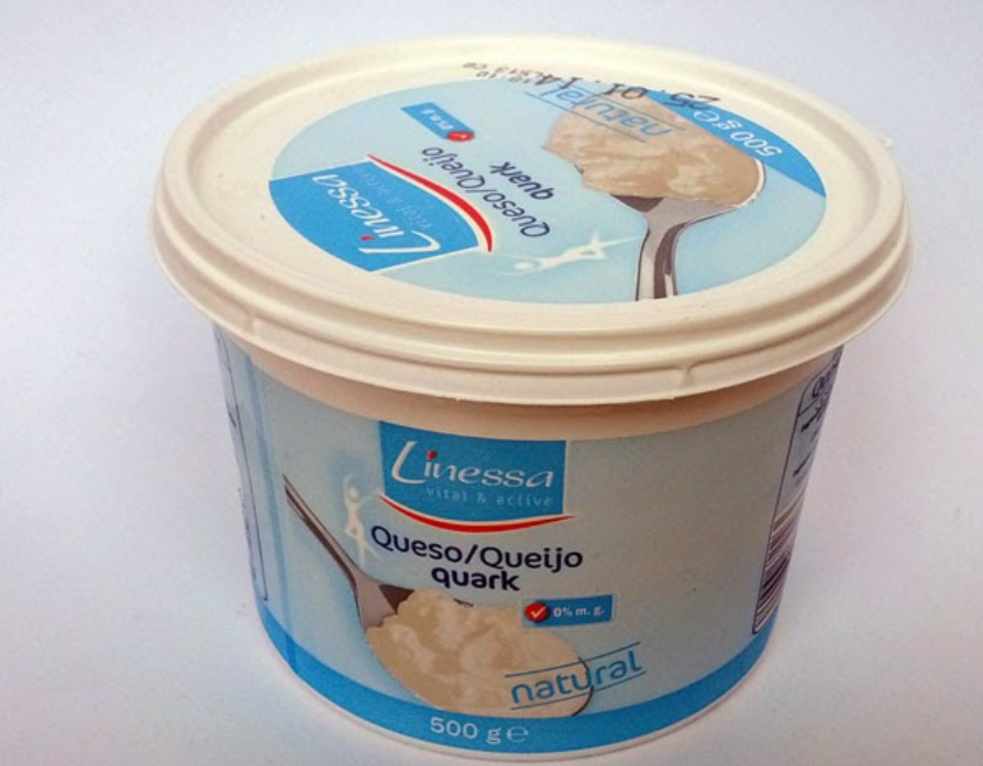 Queso quark desnatado LINESSA (Lidl) - ViviendoSanos.com